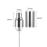 China 15mm Pump Spray Bottle Parts Gold Perfume Spray Head For Precise Luxurious Dispensing for sale