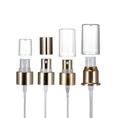 China 15mm Pump Spray Bottle Parts Gold Perfume Spray Head For Precise Luxurious Dispensing for sale