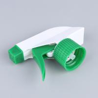 China 28/410 White Green Color Trigger Sprayer Pump Spray Bottle Parts For Household Cleaning for sale