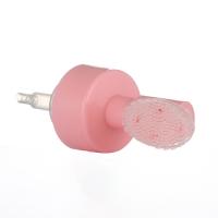 China 40/410 42/410 Plastic White/Pink Smooth With Transparent Lid For Foam Pump Bottle for sale