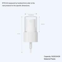 China Effortless Dispensing White Fine Mist Plastic Spray Pump Heads For Face Care for sale