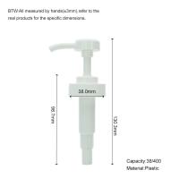 China 18mm White Jam Dispenser Pump Heads Efficiently Dispense Jams Sauces And Syrups for sale