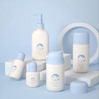 China 50ml/80ml/100ml/120ml white smooth PP bottle with white/blue/transparent lid for Vacuum Bottle for sale
