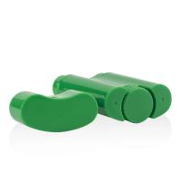China 25g PP ellipsoid smooth bottle with blue/green lid for sunscreen stick for sale