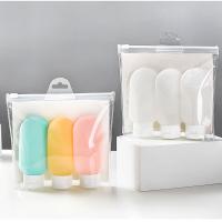 China Empty Foundation Bottle for Travel Set of 3 60ml Containers in Pink Blue and Yellow for sale