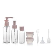 China Secure and Leak-Proof Durable Travel Bottle Set with PE Caps and EVA Bag Packaging for sale