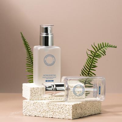 China 135ml Transparent rectangle smooth with Silver pump for shampoo lotion bottle for sale