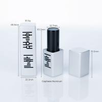 China 3.5g Aluminum Silver cuboid smooth bottle with Silver cap for lipstick tube for sale