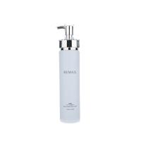 China 40ml/120ml/140ml/50g Glass Transparent cylindrical Smooth with Golde pump for cosmetic packaging bottle for sale