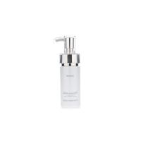 China 40ml/120ml/140ml/50g Glass Transparent cylindrical Smooth with Golde pump for cosmetic packaging bottle for sale