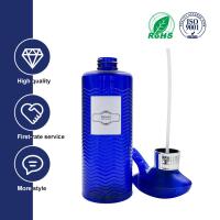 China 500ml Blue plastic cylindrical smooth with blue Spary for Spray Bottle for sale