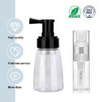 China 180ml transparent plastic cylindrical smooth with black Spary for Spray Bottle for sale
