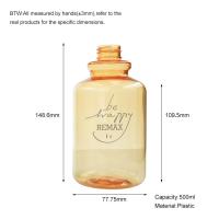 China 500ml black/white/yellow cylindrical smooth with black/white spray for spray bottle for sale