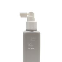 China 100ml Grey cylindrical smooth bottle with white spray for spray bottle for sale