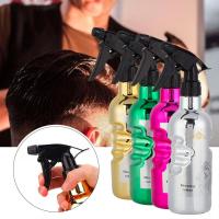 China 500ml Pink/Yellow/Green/White Cylindrical Smooth Plastic Bottle With Black Spray For Spray Bottle for sale