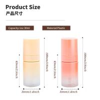 China 2024 30ml Hot-selling Portable Gradient Color PET Foam Dispensing Bottle Made In China for sale