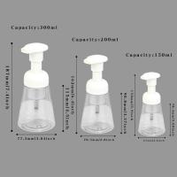 China 2024 150ml 200ml 300ml Hot-selling Portable Transparent PET Foam Dispensing Bottle Made In China for sale