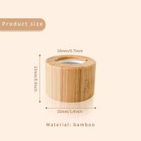 China 18mm Plastic-Bamboo Cylindrical Hollow Aromatherapy Cover Cap Chinese Manufacturer Direct Sale for sale