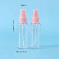 China Transparent PET Plastic Material Portable Travel Set Spray Bottle Lotion Bottle Plastic Jar for sale
