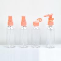 China Transparent PET Plastic Material Portable Travel Set Spray Bottle Lotion Bottle Plastic Jar for sale