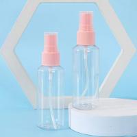 China Transparent PET Plastic Material Portable Travel Set Spray Bottle Lotion Bottle Plastic Jar for sale