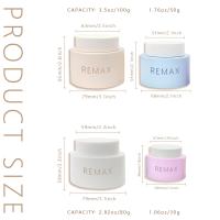 China REMAX Wholesale Empty 50g 80g 100g Rainbow-colored Screw-top Cream jar With Liner Made In China for sale