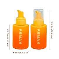 China Empty 150ml Portable Gradient Color PET Material Foam Dispensing Cosmetics Bottle For Facial Cleaning for sale