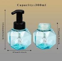 China High Quality 300ml Multiple Color Selection PET Polygon Foam Pump Bottle Daliy Care Packaging Bottle for sale