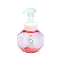 China Polygon Empty PET 300ml Foam Pump Bottle Facial Cleaning Packaging Bottle Fast Delivery Color Customized for sale