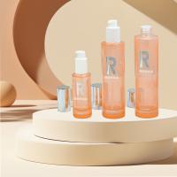 China Cosmetics Packaging 30g 50g 100g 30ml 100ml 120ml Silver-plated Pink Transparent Glass Lotion Dropper Bottle Cream Jar for sale