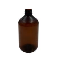 China 300ml PET Amber Brown Plastic Bottles with Clear Pump Black Oil Spray Set Ready For Shipping In stock for sale