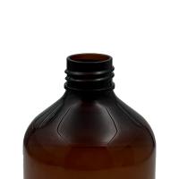 China 300ml PET Amber Brown Plastic Bottles with Clear Pump Black Oil Spray Set Ready For Shipping In stock for sale