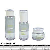 China New Design 50g Cream Jar 80ml 120ml Plastic Cosmetic Packaging Lotion Bottle For Facial Care for sale