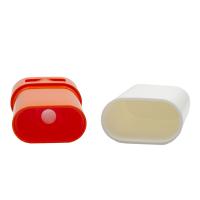 China 20g Sunscreen Stick Deodorant Tube Low MOQ Orange Stock Deodorant Stick with Gasket Bottom Filling for sale