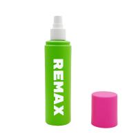 China 2024 New Design 250ml Colorful Flat Shoulder Sprayer Pump HDPE Material Bottle For Lotion and Serum for sale