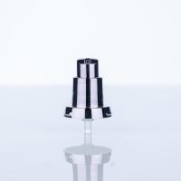 China 18/410 Violet Purple Foundation Pump Head Cream Pump Green Bottle for Personal Care and Cosmetics for sale
