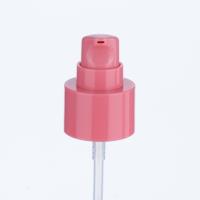 China 24/415 Cherry Pink Foundation Pump Head Cream Pump Green Bottle for Personal Care and Cosmetics for sale
