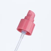 China 24/415 Cherry Pink Foundation Pump Head Cream Pump Green Bottle for Personal Care and Cosmetics for sale