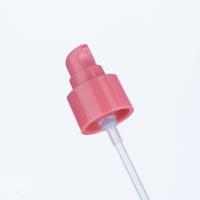 China 24/415 Cherry Pink Foundation Pump Head Cream Pump Green Bottle for Personal Care and Cosmetics for sale