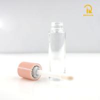 China 30ml Glass Foundation Bottle with Brush + Thick-Bottom Pink Lip Gloss Bottle – Empty Cosmetic Containers for DIY Makeup for sale