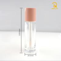 China 30ml Glass Foundation Bottle with Brush + Thick-Bottom Pink Lip Gloss Bottle – Empty Cosmetic Containers for DIY Makeup for sale