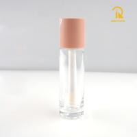 China 30ml Glass Foundation Bottle with Brush + Thick-Bottom Pink Lip Gloss Bottle – Empty Cosmetic Containers for DIY Makeup for sale