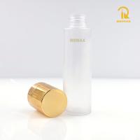 China 120ml Fine Mist Spray Bottle with Golden Cap  Transparent PP Plastic Bottle for sale