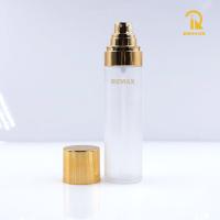 China 120ml Fine Mist Spray Bottle with Golden Cap  Transparent PP Plastic Bottle for sale