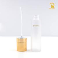 China 120ml Fine Mist Spray Bottle with Golden Cap  Transparent PP Plastic Bottle for sale