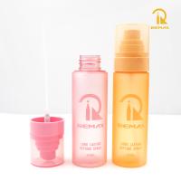 China 80ml PET Fine Mist Spray Bottle Refillable Cosmetic Sprayer for sale