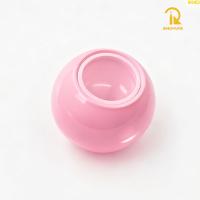 China 30ml Clear Square Glass Bottle for Lotion and Serum with Round Lid for sale