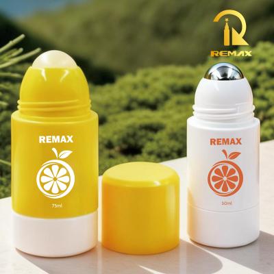 China 75ml Refillable Roll-on Cosmetic Bottle for Easy Application and Convenient Refills for sale