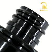 China Sleek Black Capsule 75ml Spray Bottle Leak-Proof Refillable Travel Atomizer for Cosmetics for sale