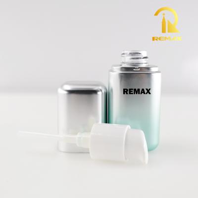 China Stylish Gradient Color 30ml Lotion Pump Bottle Portable Refillable Empty Cosmetic Container for sale